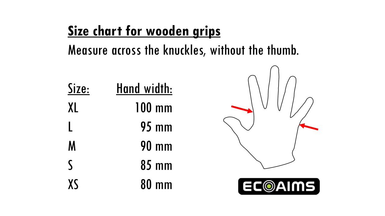 Wooden grip, right | Ecoaims